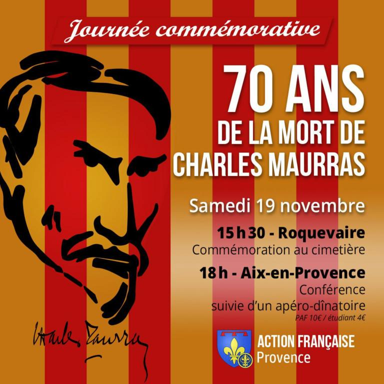 Provence : Hommage à Charles Maurras - Action française