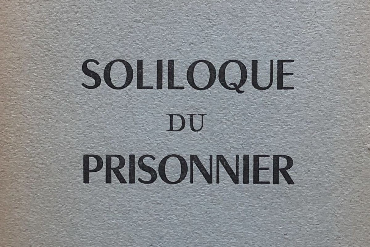 Soliloque du prisonnier - Action française